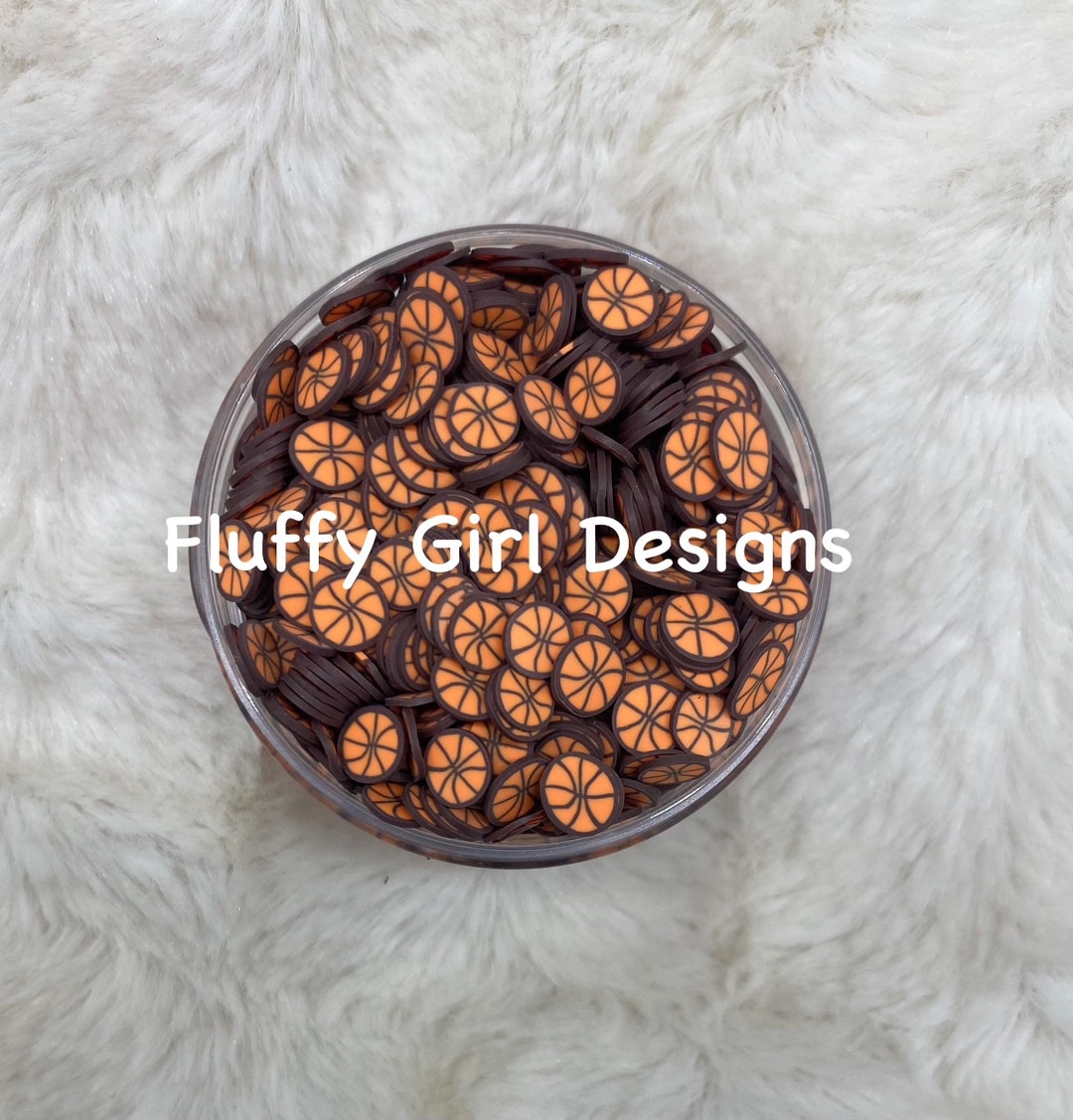 Basketball Polymer Clay, Basketball Sprinkles, Basketball Glitter ...