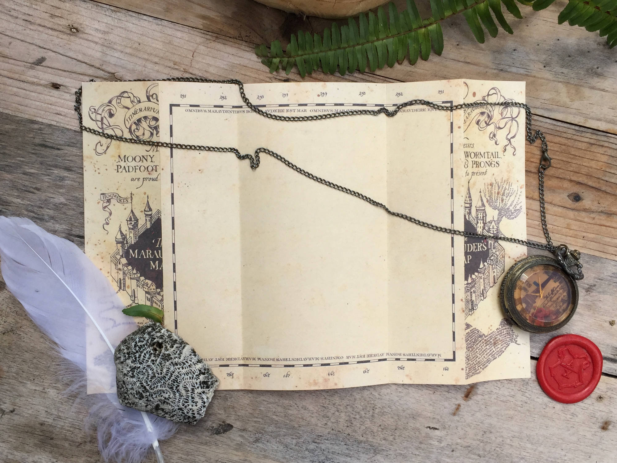Marauder s Map UPDATED Printable File Editable Etsy