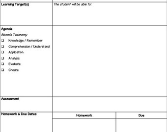 Standards Based Grading Unit Lesson Plan Template & Pacing Guide - Etsy