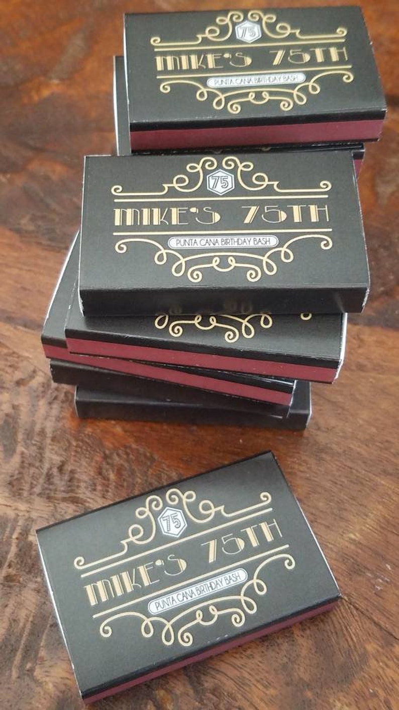 Wedding Bridal Shower Match Boxes Matches Party Favors | Etsy