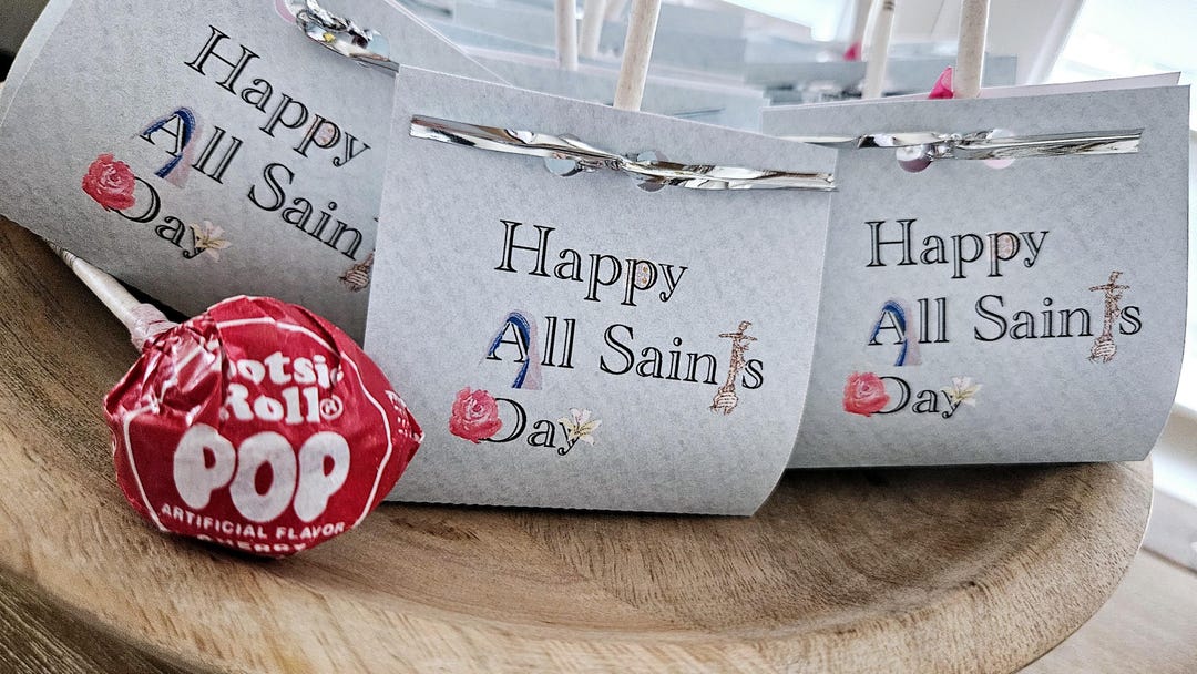 Catholic Saint Lollipops: All Saints Day, Easter, VBS Gifts - Etsy