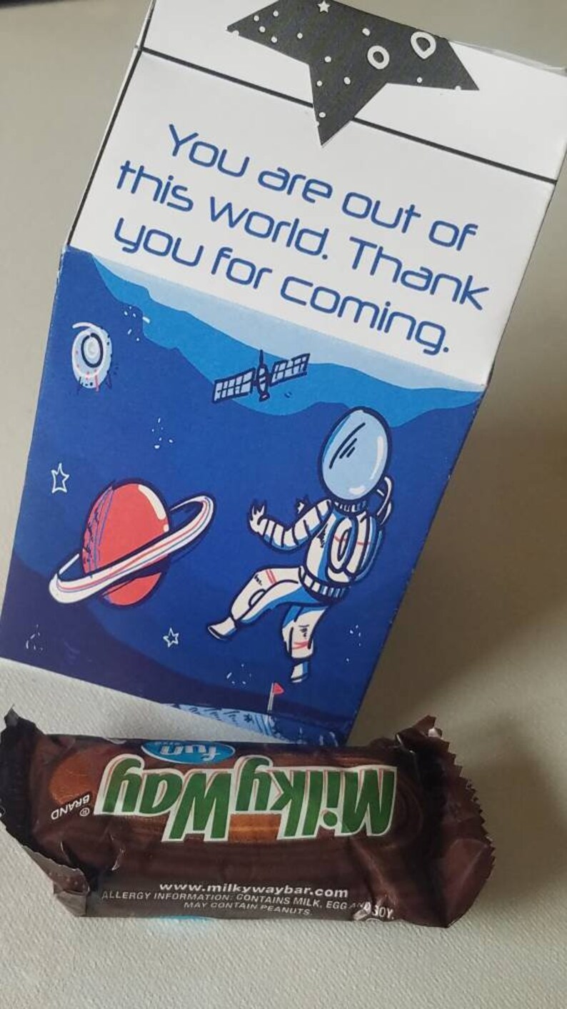 Kids NASA Space X Party Gift Boxes Milky Way Universe Treats - Etsy
