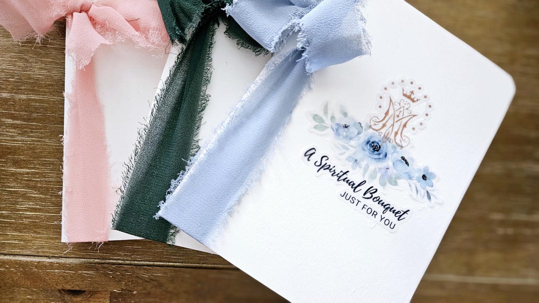 Floral Spiritual Bouquet Card: Custom Catholic Prayer Intentions - Etsy