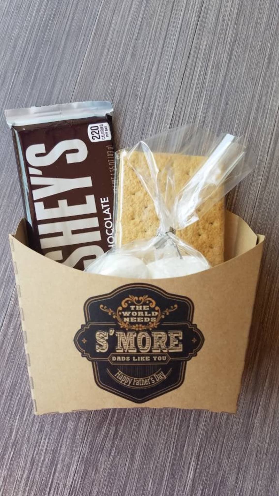 Fathers Day Custom Dad Smores Gift Set | Grandpa Tata Personalized ...