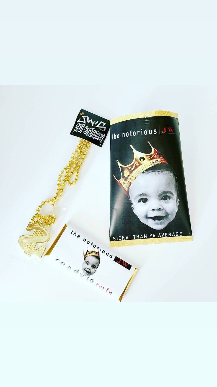 PRINTED Notorious Hip Hop 90s Birthday Party Favors Rap | Etsy