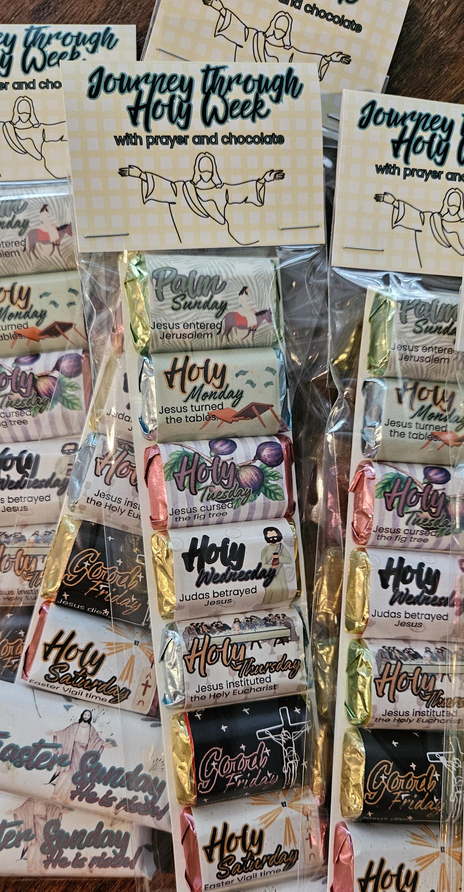 Easter Scripture Chocolate Candy Bar Favors: He is Risen Religious ...