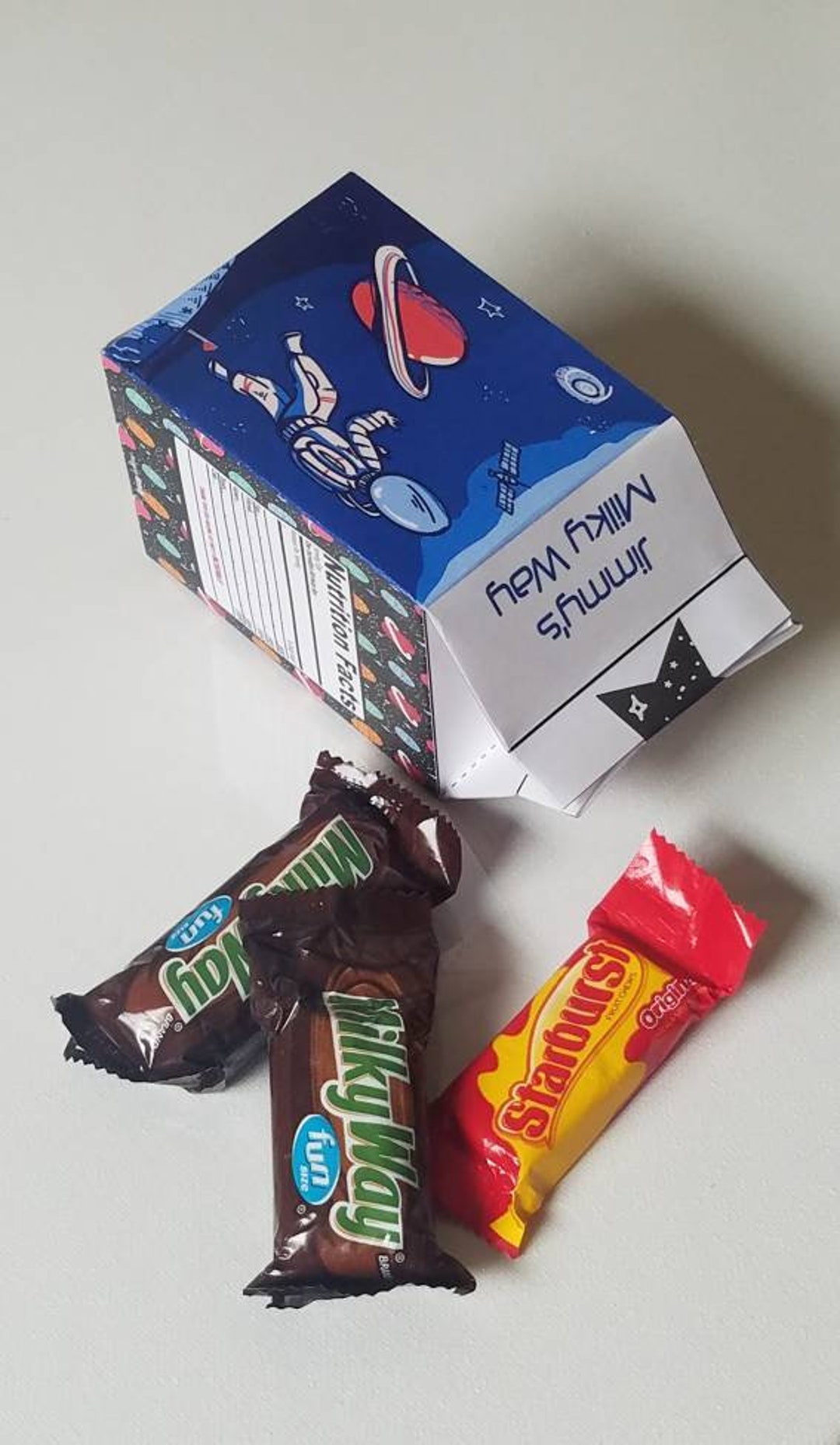 Kids NASA Space X Party Gift Boxes Milky Way Universe Treats Bags ...