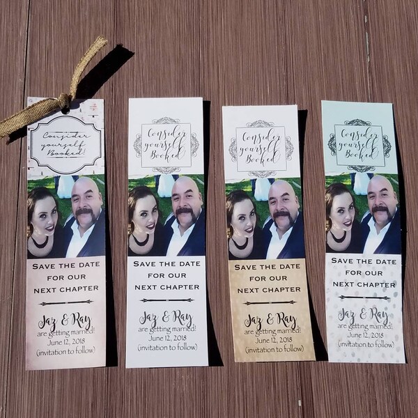 Wedding Bookmark - Etsy