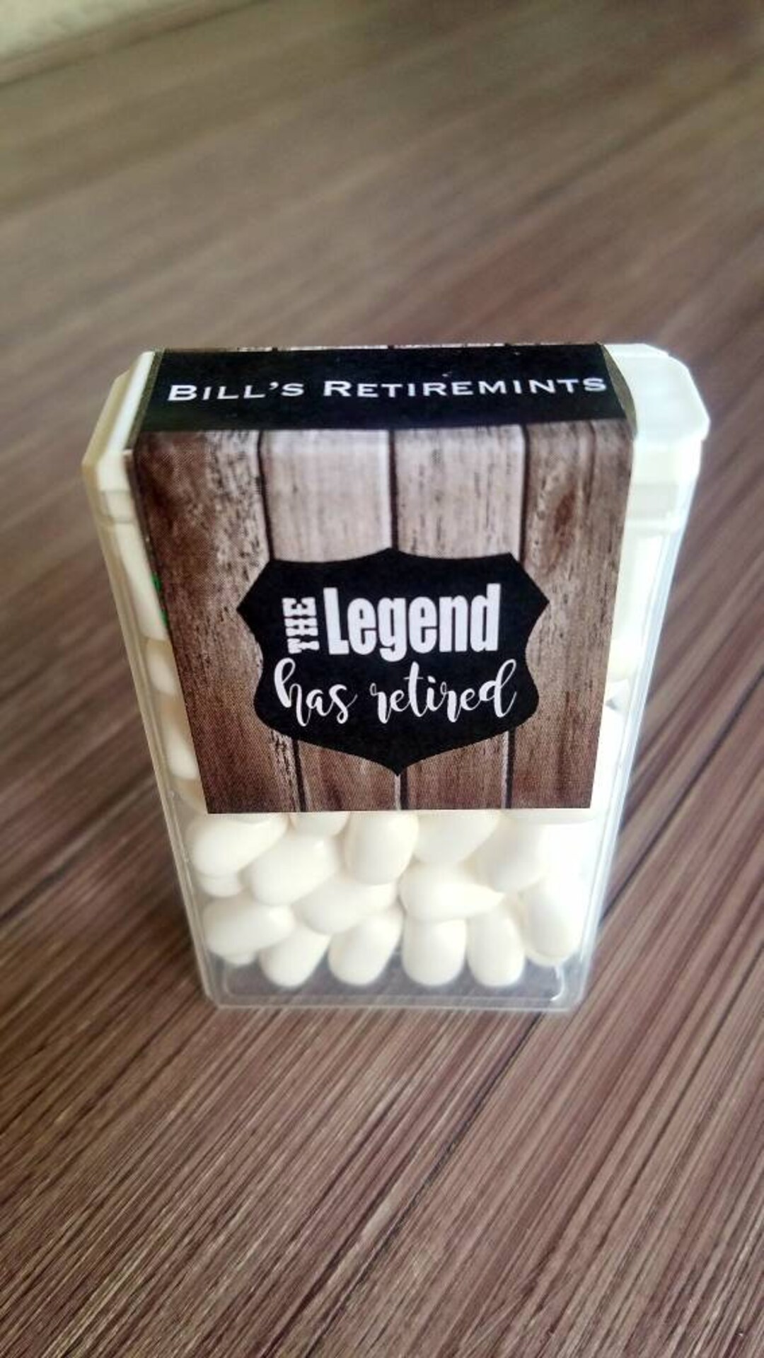 Custom Retirement Mint Labels: Personalized Party Favors (set of 10) - Etsy