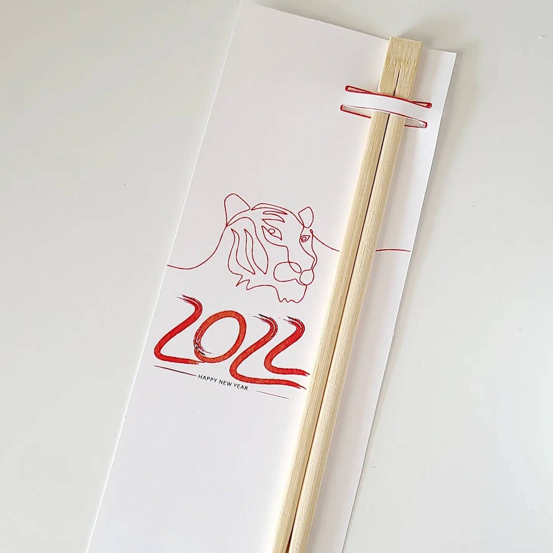 Personalized Chinese New Year Chopstick Sleeves: Year of the Rabbit - Etsy