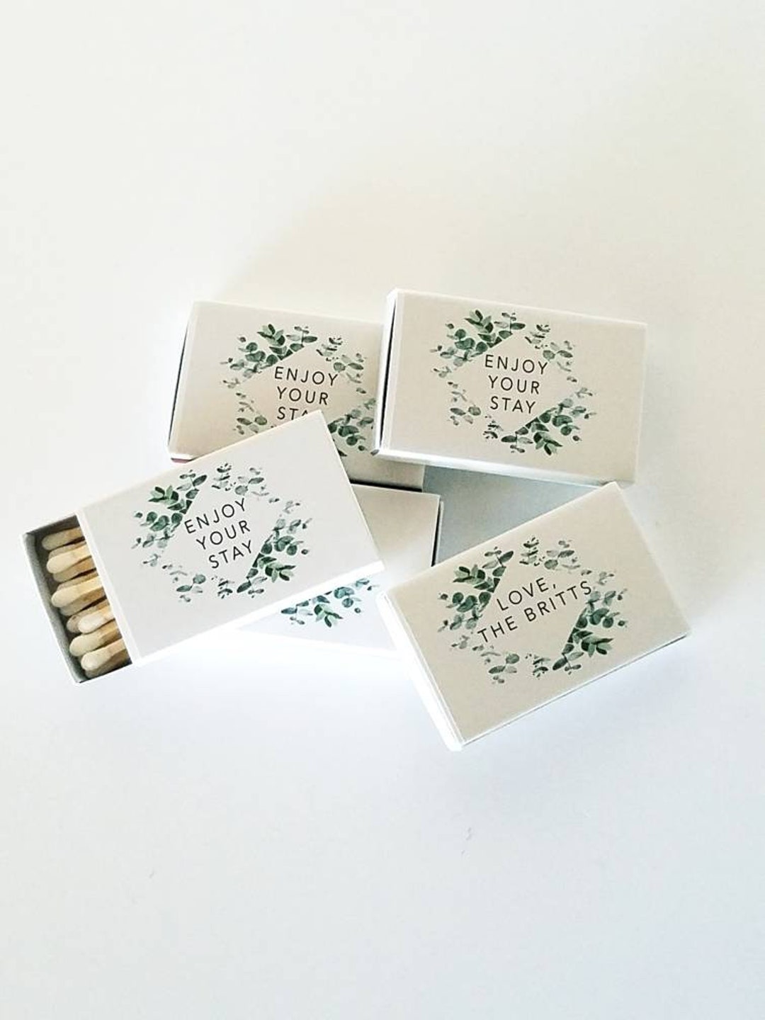 Housewarming Hospitality Farmhouse Matchbook Covers Neighbor Match ...