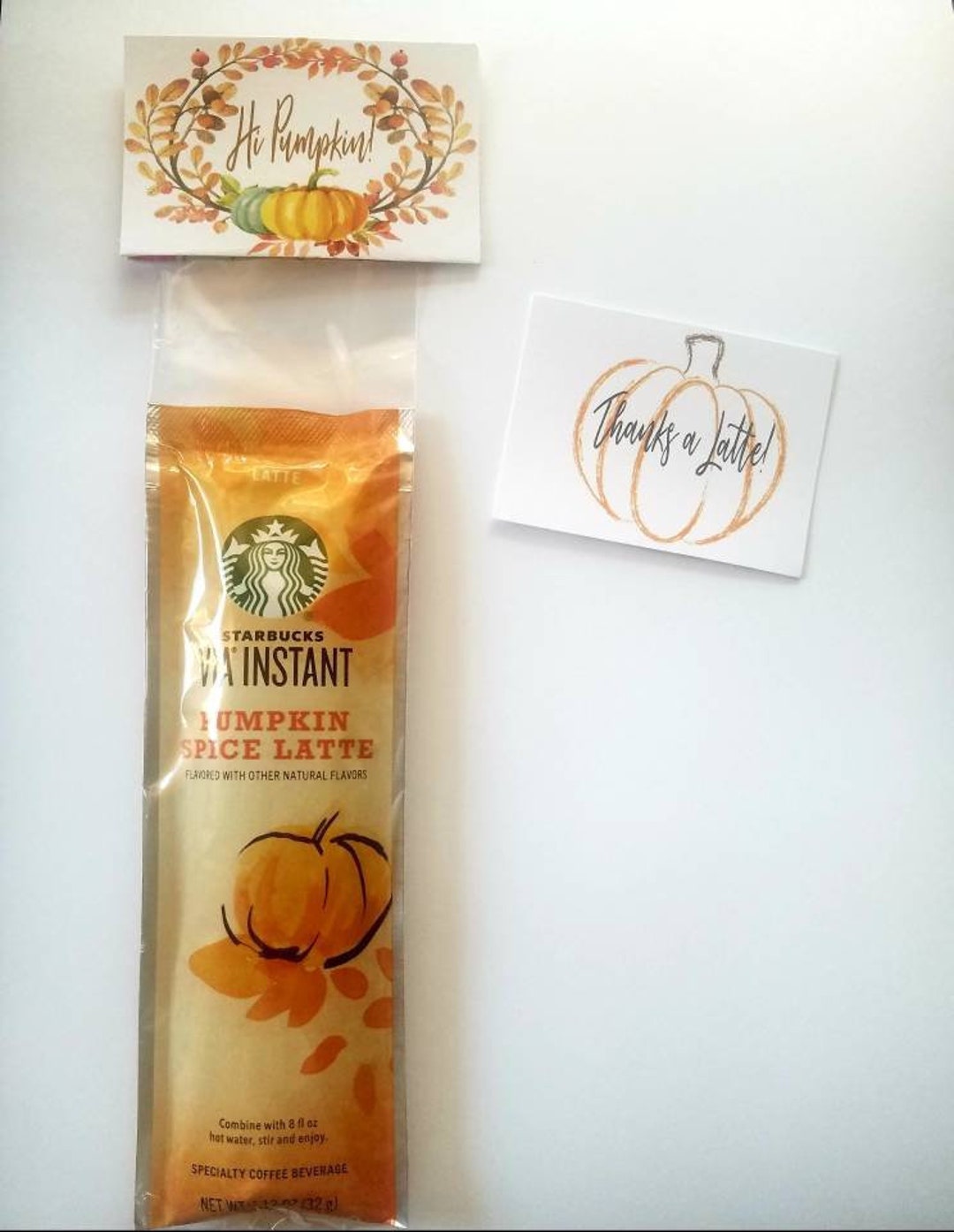Pumpkin Spice and Everything Nice Coffee Latte Gift Wedding Favors Fall ...