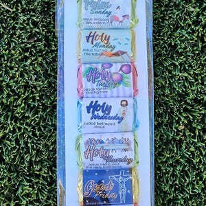 Easter Holy Week Scripture Chocolates He is Risen Candy Bars Favors ...