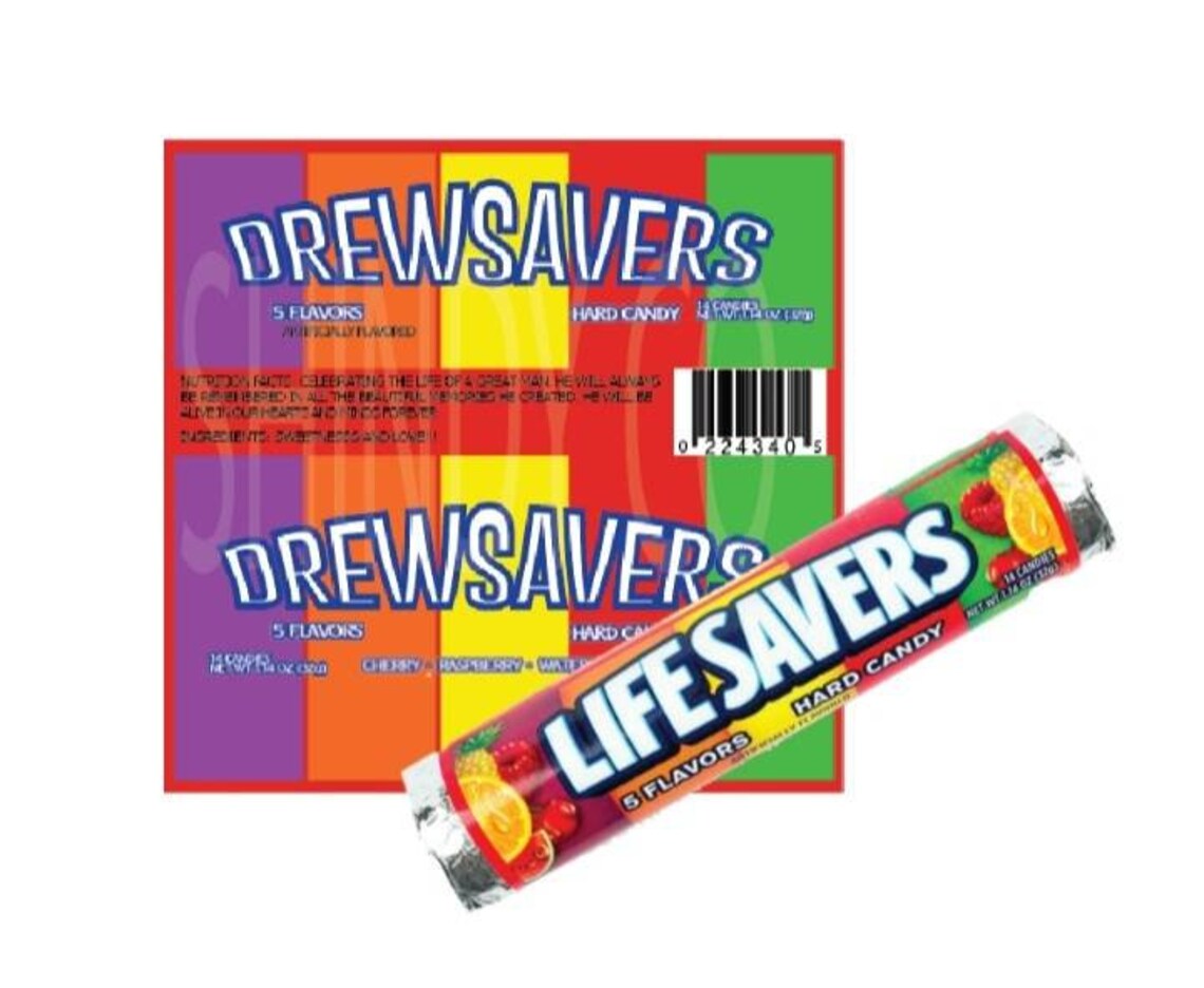Funeral Lifesaver Candy Favors Personalized Hard Candies - Etsy