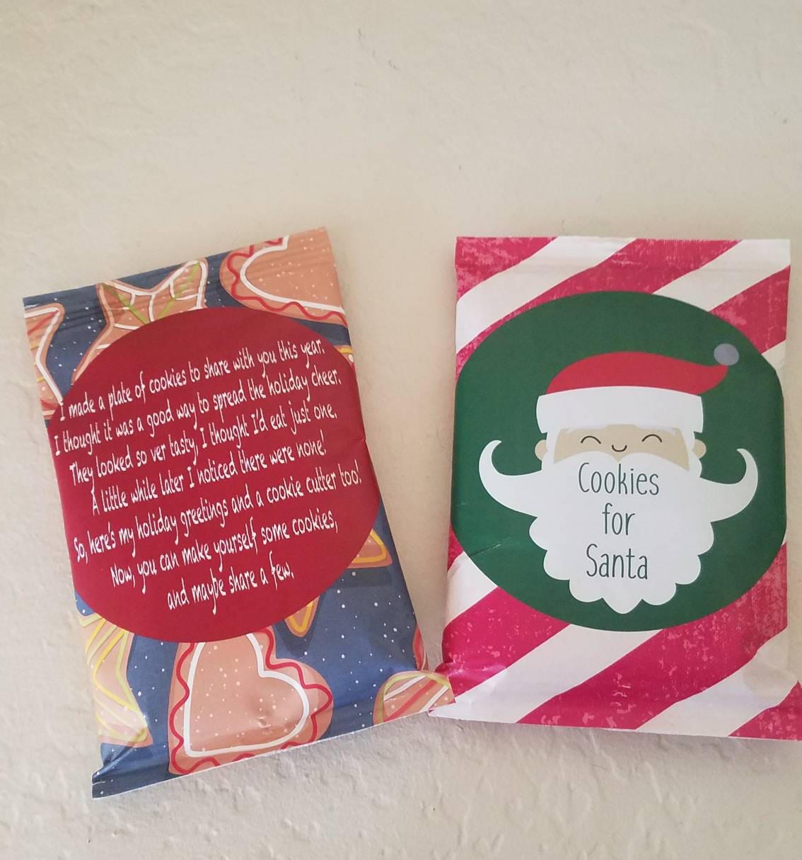 Christmas cookies for Santa custom package cookie swap | Etsy