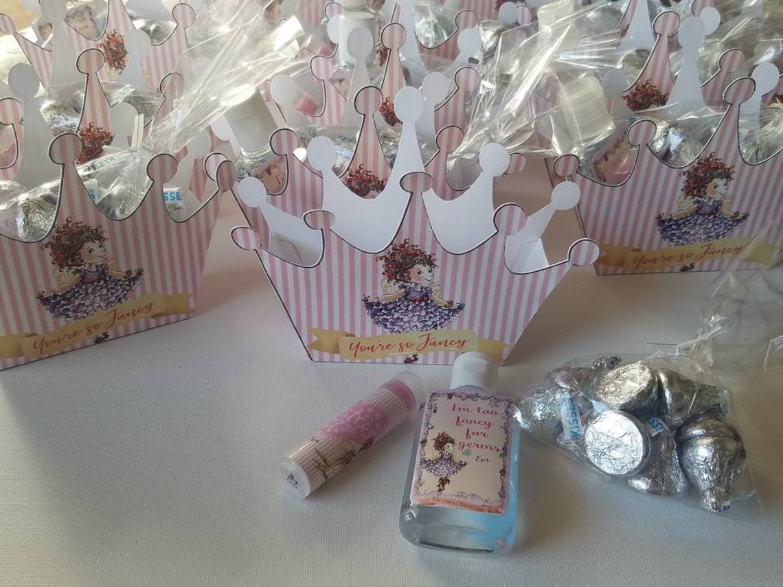 Fancy Nancy Spa Princess Birthday Party Gift Bag Favors | Etsy