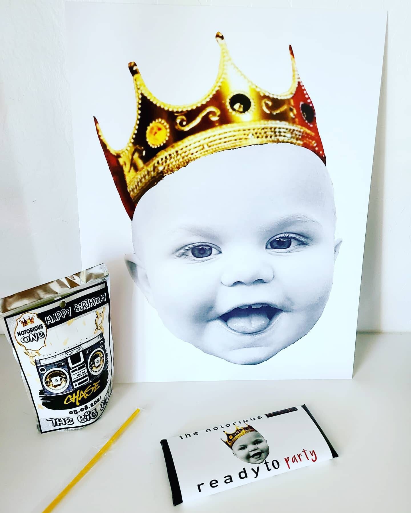 PRINTED Notorious Hip Hop 90s Birthday Party Favors Rap | Etsy