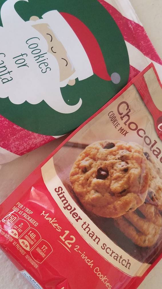 Christmas cookies for Santa custom package cookie swap | Etsy