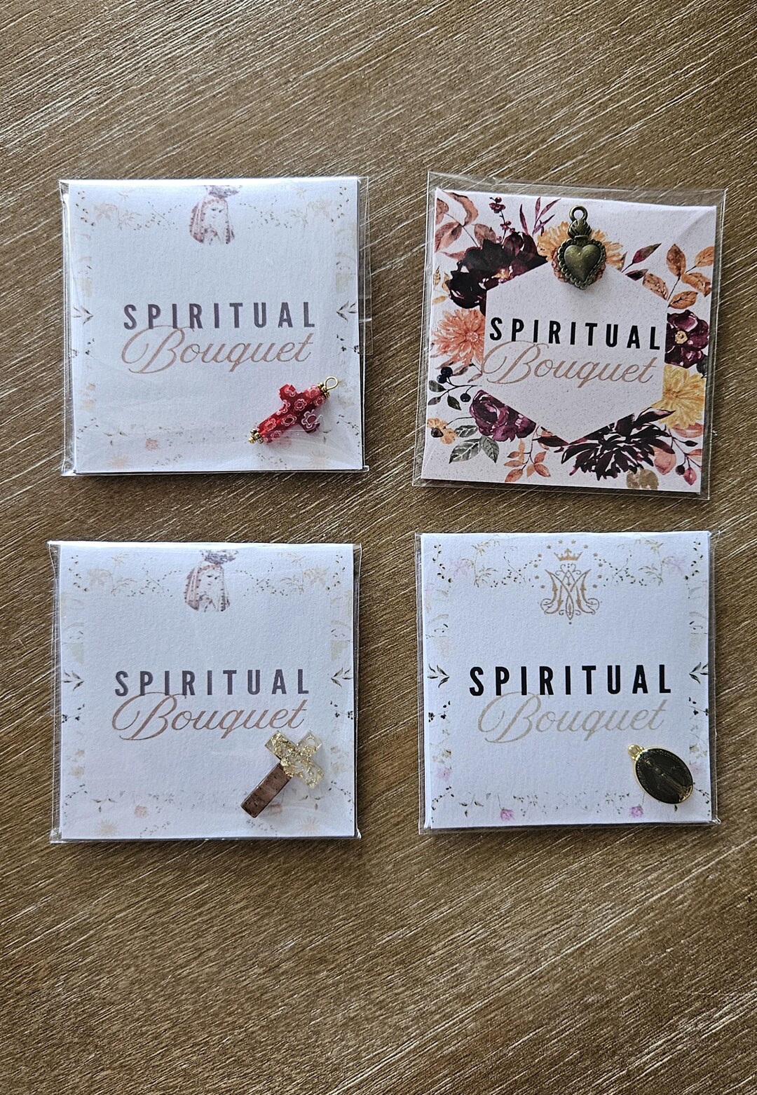 Catholic Floral Spiritual Bouquet Mini Set: Seed Paper Prayer Favors - Etsy