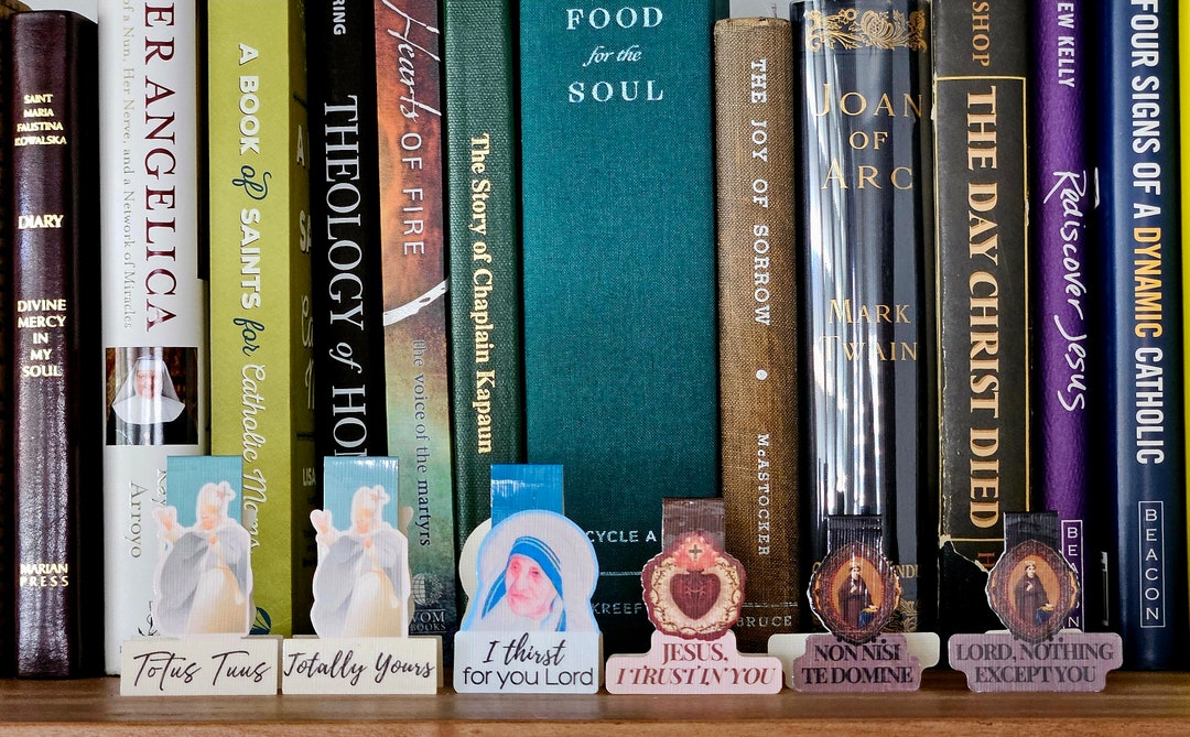 Catholic Saint Magnetic Bookmark: Mother Teresa, JP2, St. Anthony - Etsy