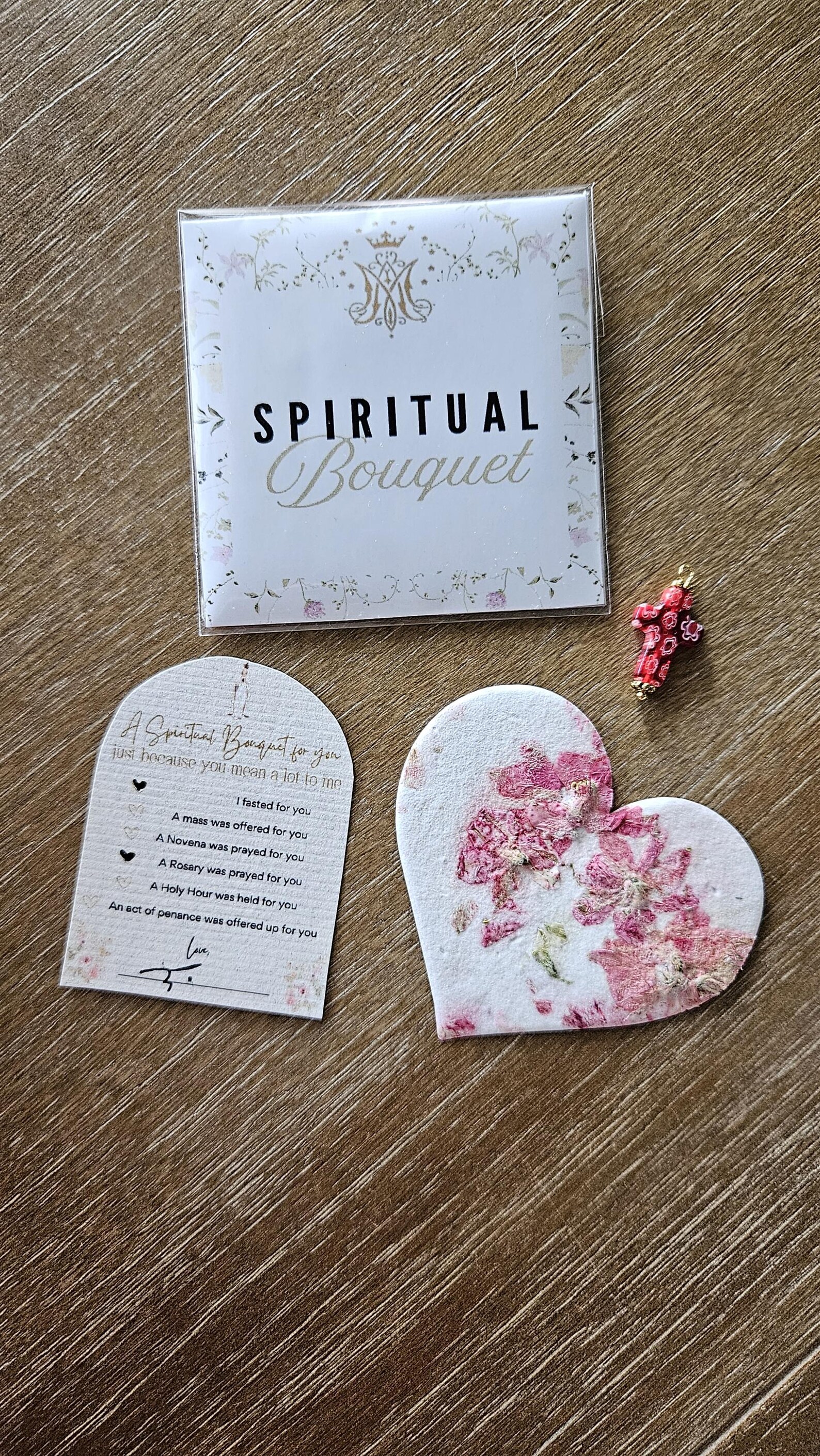 Catholic Floral Spiritual Bouquet Mini Set: Seed Paper Prayer Favors - Etsy