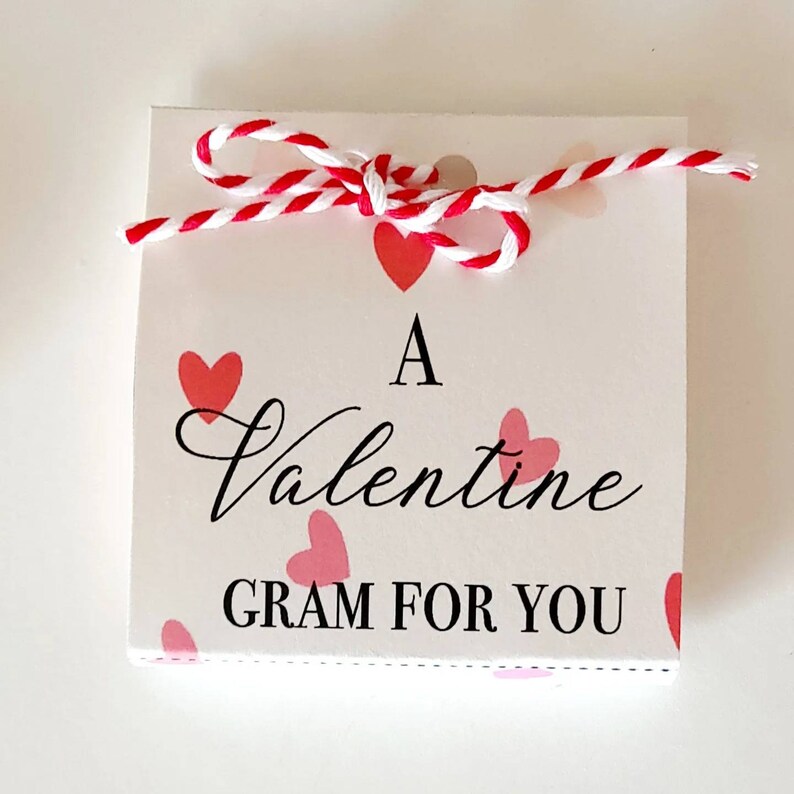 Valentine's Day Candy Grams Class Treats Chocolate Twine - Etsy