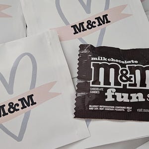 Personalized M&ms Wedding Favors: Watercolor Design, Set of 25 - Etsy