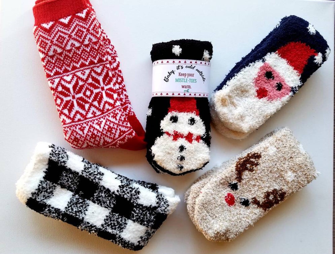 Personalized Sock Gifts Custom Sock Wrap Labels Gift Cozy Socks ...