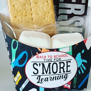 Back to School 2024 Teacher Appreciation Smores Gift Favors Care ...