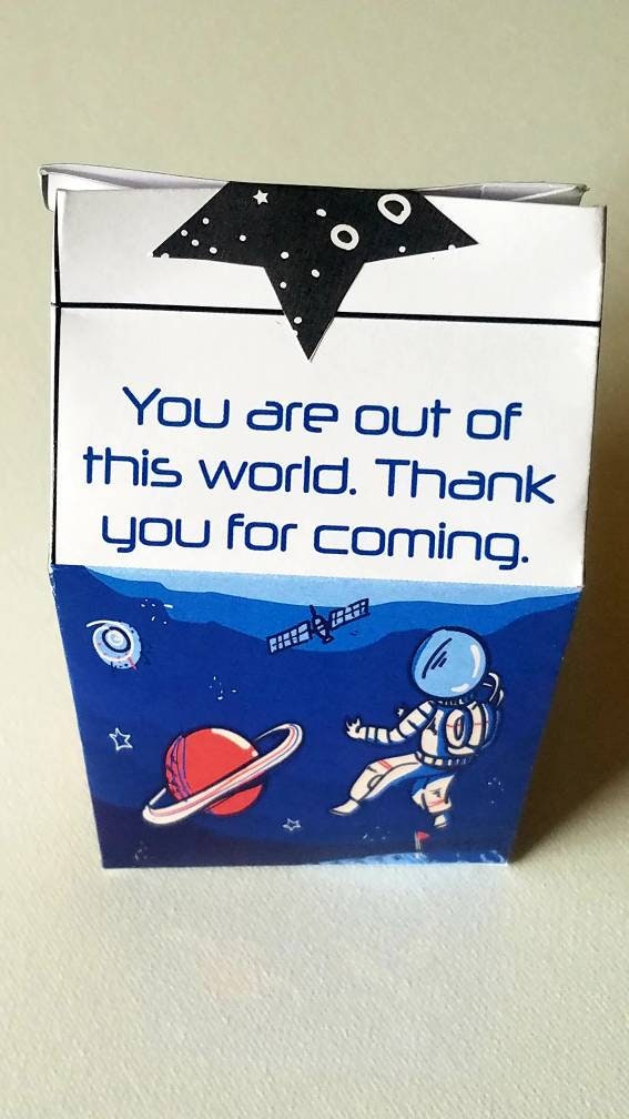 Kids NASA Space X Party Gift Boxes Milky Way Universe Treats - Etsy