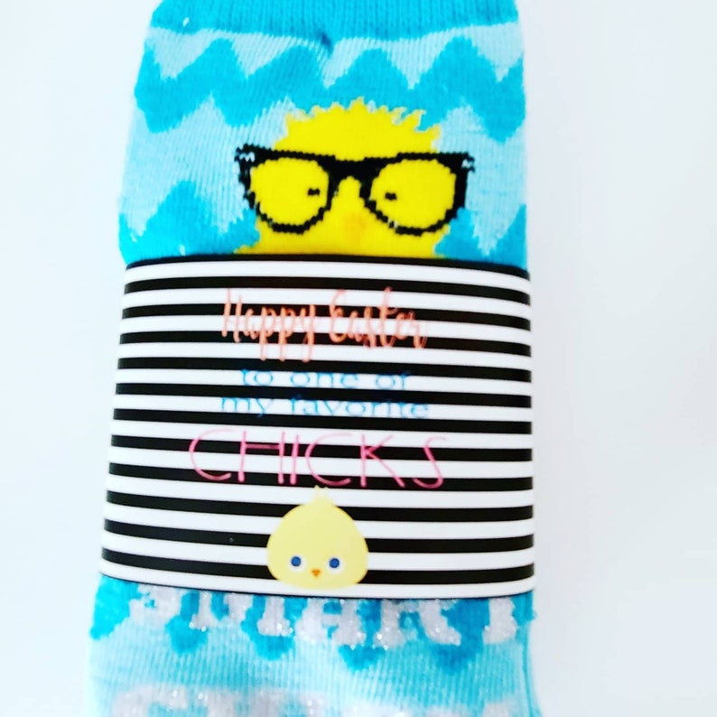 Personalized Easter Socks With Custom Wrap: Bunny, Chicks Gift - Etsy