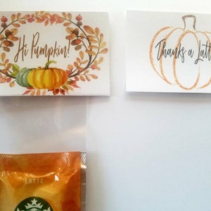Pumpkin Spice and Everything Nice Coffee Latte Gift | Wedding Favors ...