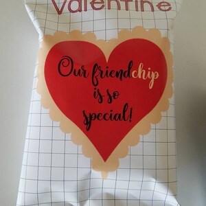Valentines Day Classroom Party Potato Chip Bag Favors Kids Teacher ...