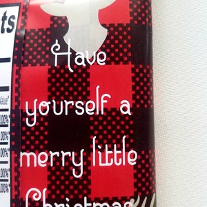 Christmas Holidays Buffalo Check Plaid Party Bag Favors Chips Wrappers ...