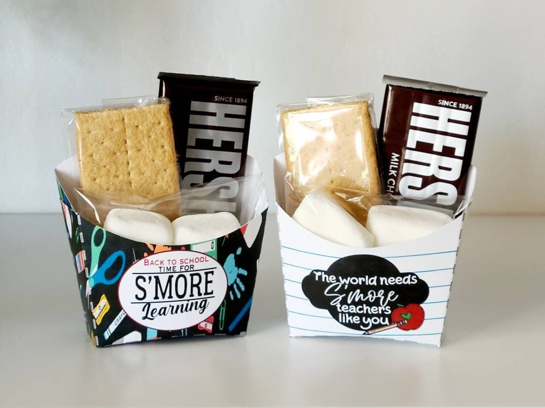 Back to School 2024 Teacher Appreciation Smores Gift Favors Care ...