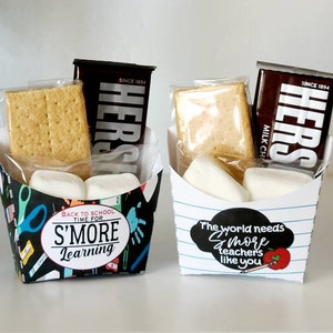 Personalized S'mores Gift Box: Teacher Appreciation, Back to School - Etsy