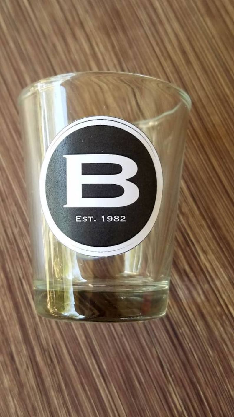 Shot Glasses Labels Retirement Birthday Party Wedding Favors | Etsy