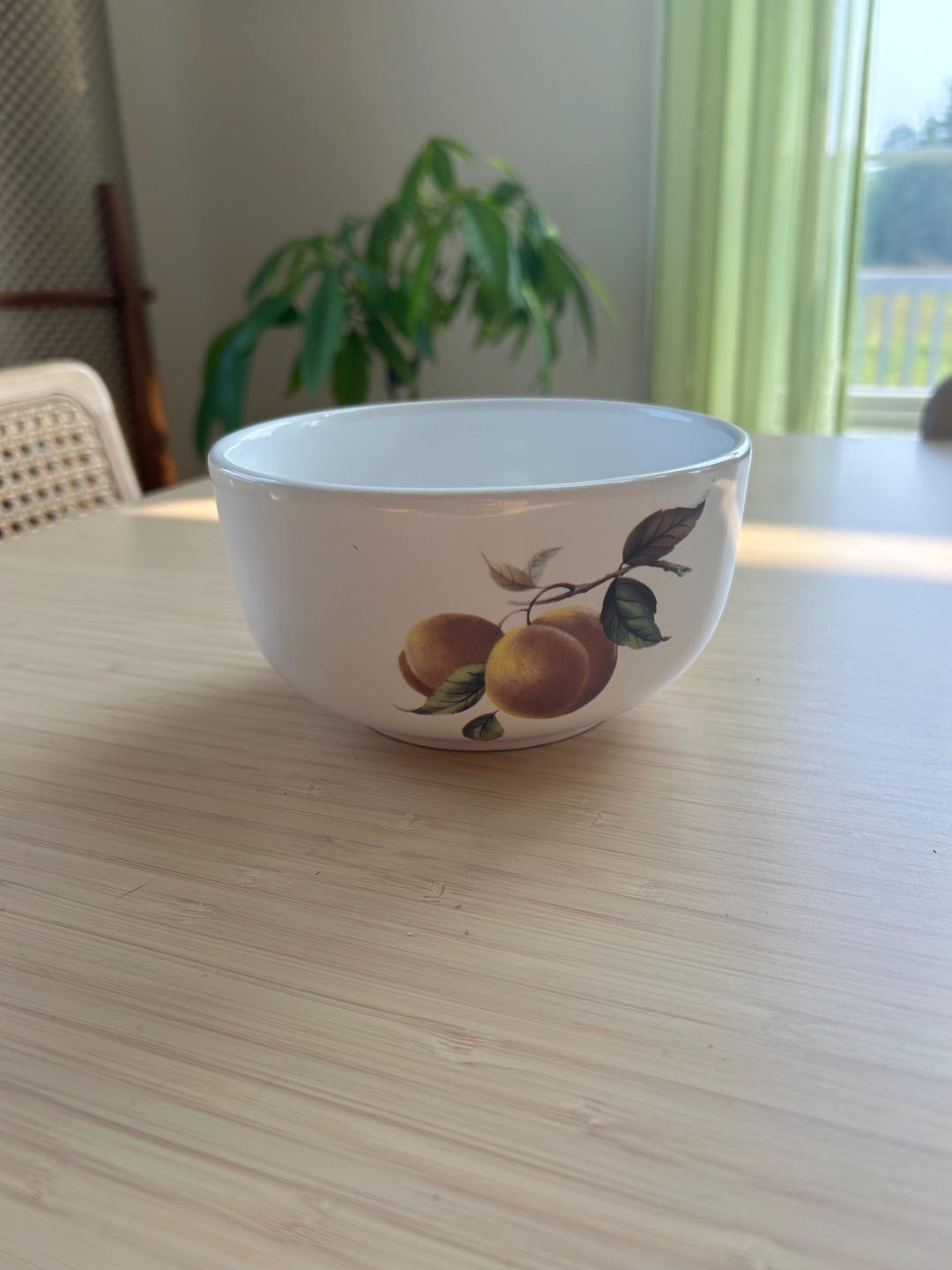 Vintage Fruit Motif Bowl: Large Cereal Bowl Serveware - Etsy