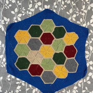 Catan Hexagon Blanket - BUNDLE ALL SIZES - Digital Pattern - Settlers ...