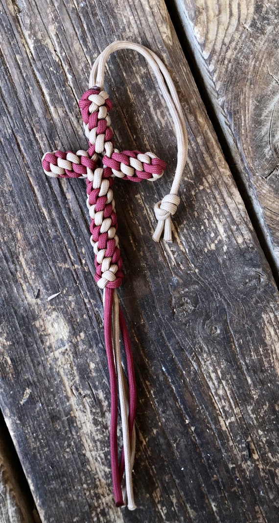 Burgundy and Tan Saddle Cross Charm Saddle Cross Saddle - Etsy