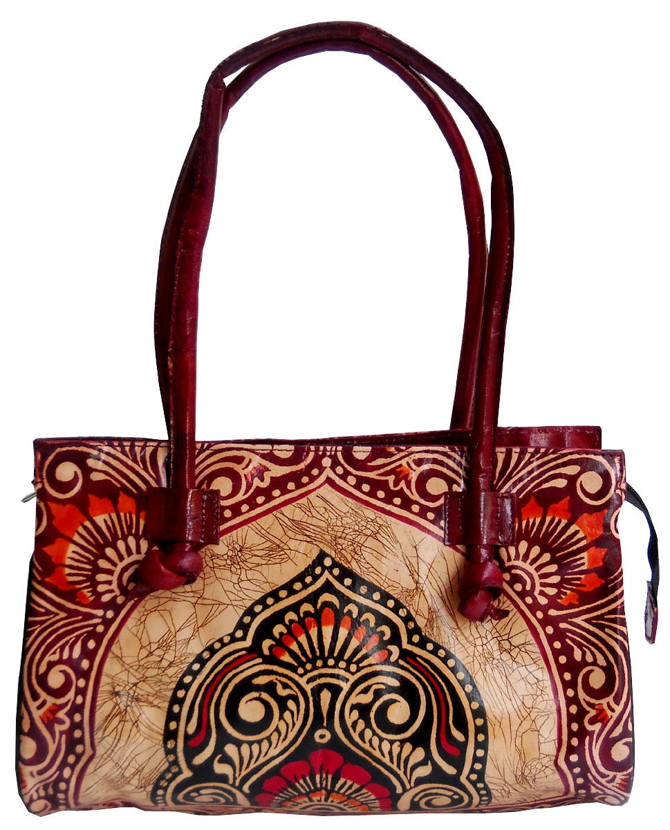 Exclusive Batik Design Ethnic Hand Made Shantiniketan Leather Indian ...