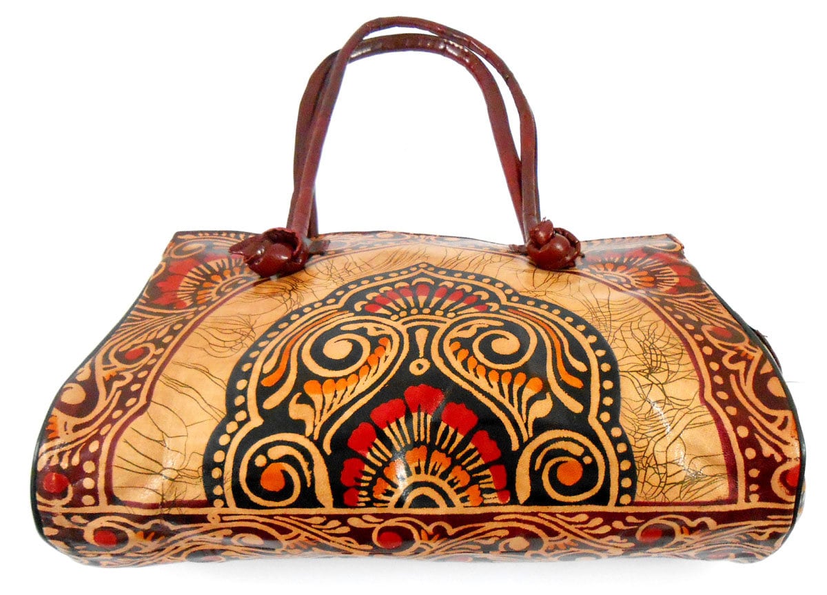 Exclusive Batik Design Ethnic Hand Made Shantiniketan Leather Indian ...