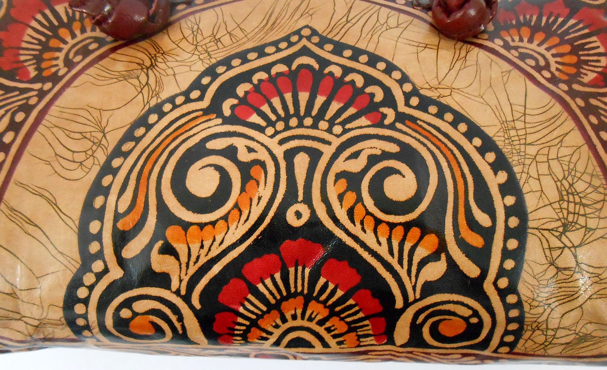 Exclusive Batik Design Ethnic Hand Made Shantiniketan Leather Indian ...