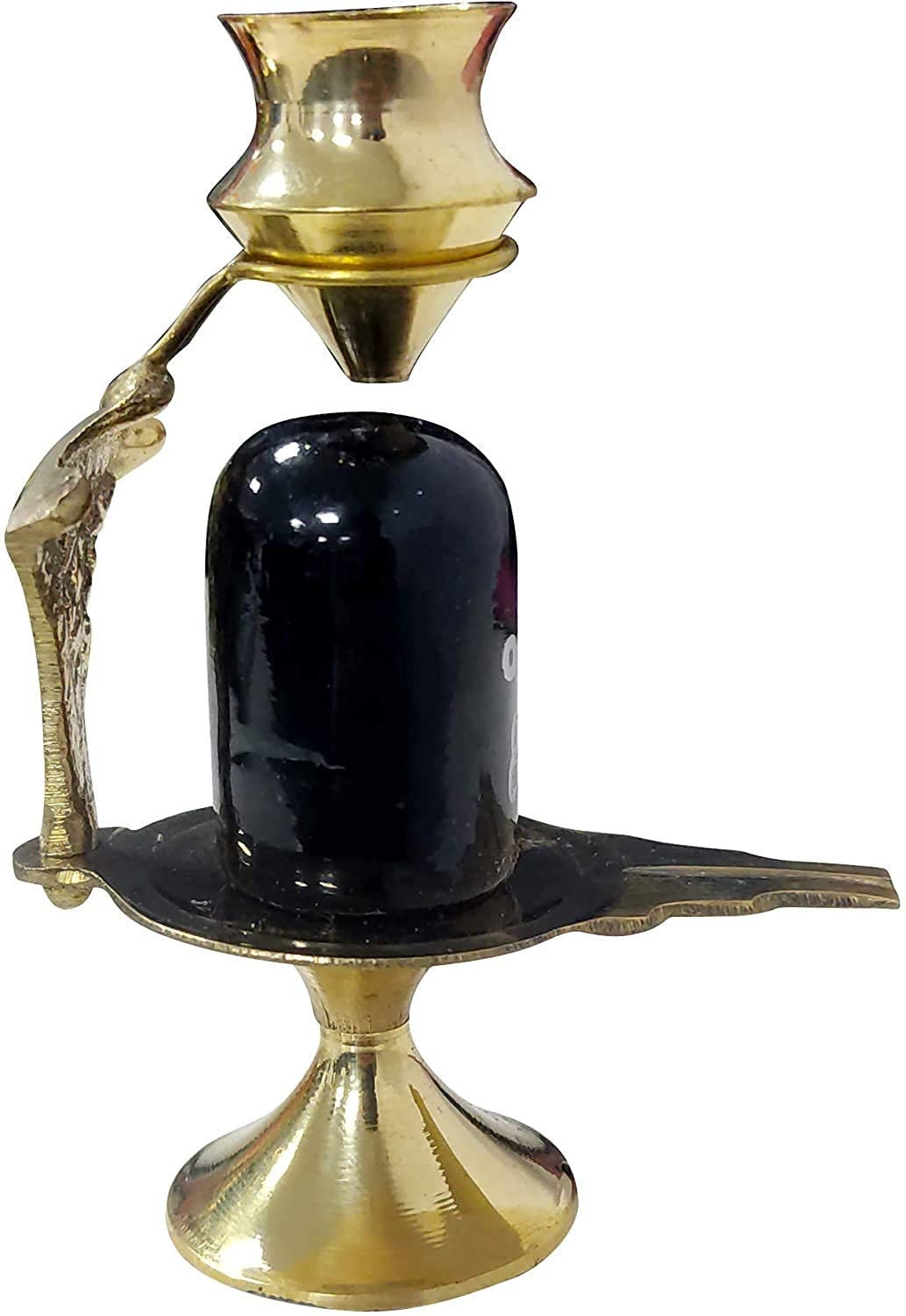 Crafts of India Shiva Lingam Shivling Statue With Sheshnag Trishul and ...