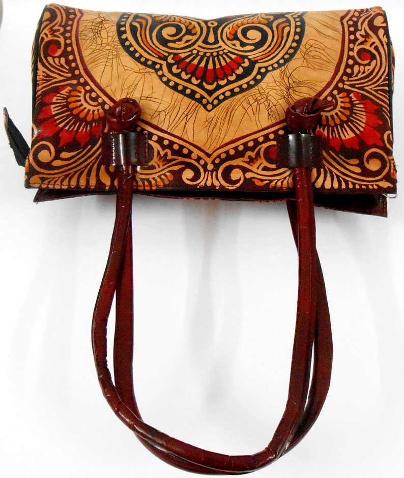 Exclusive Batik Design Ethnic Hand Made Shantiniketan Leather Indian ...