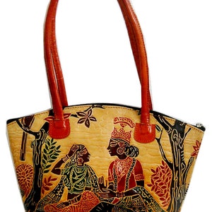 Divine Lovers Radha Krishna Design Ethnic Hand Embossed 100% Pure ...