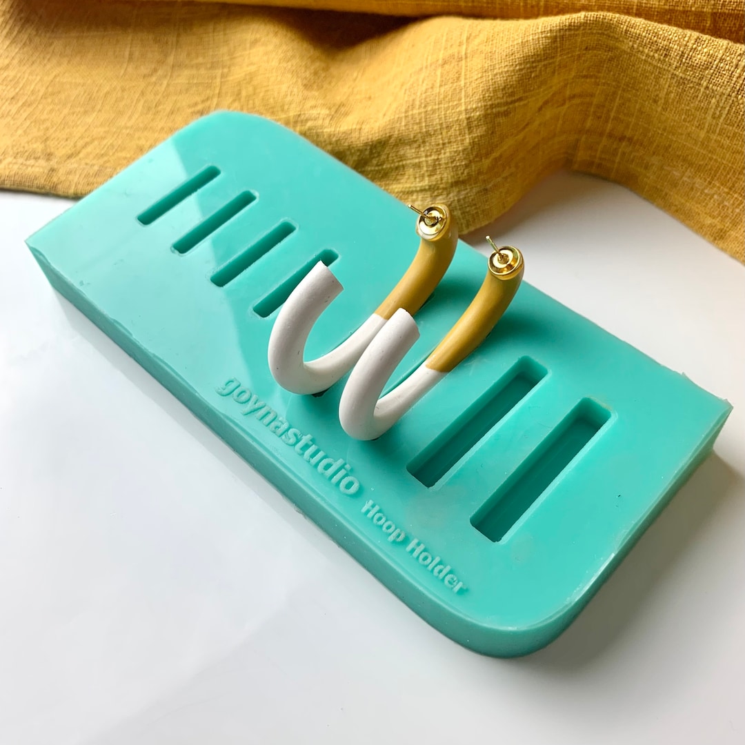 Silicone and Acrylic Hoop Holder I Polymer Claytool I Clay Tool I Hoop ...