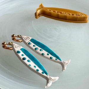 Sardine Cutter Set I Earring Cutter I 3D Printed Cutter I Polymer Clay ...