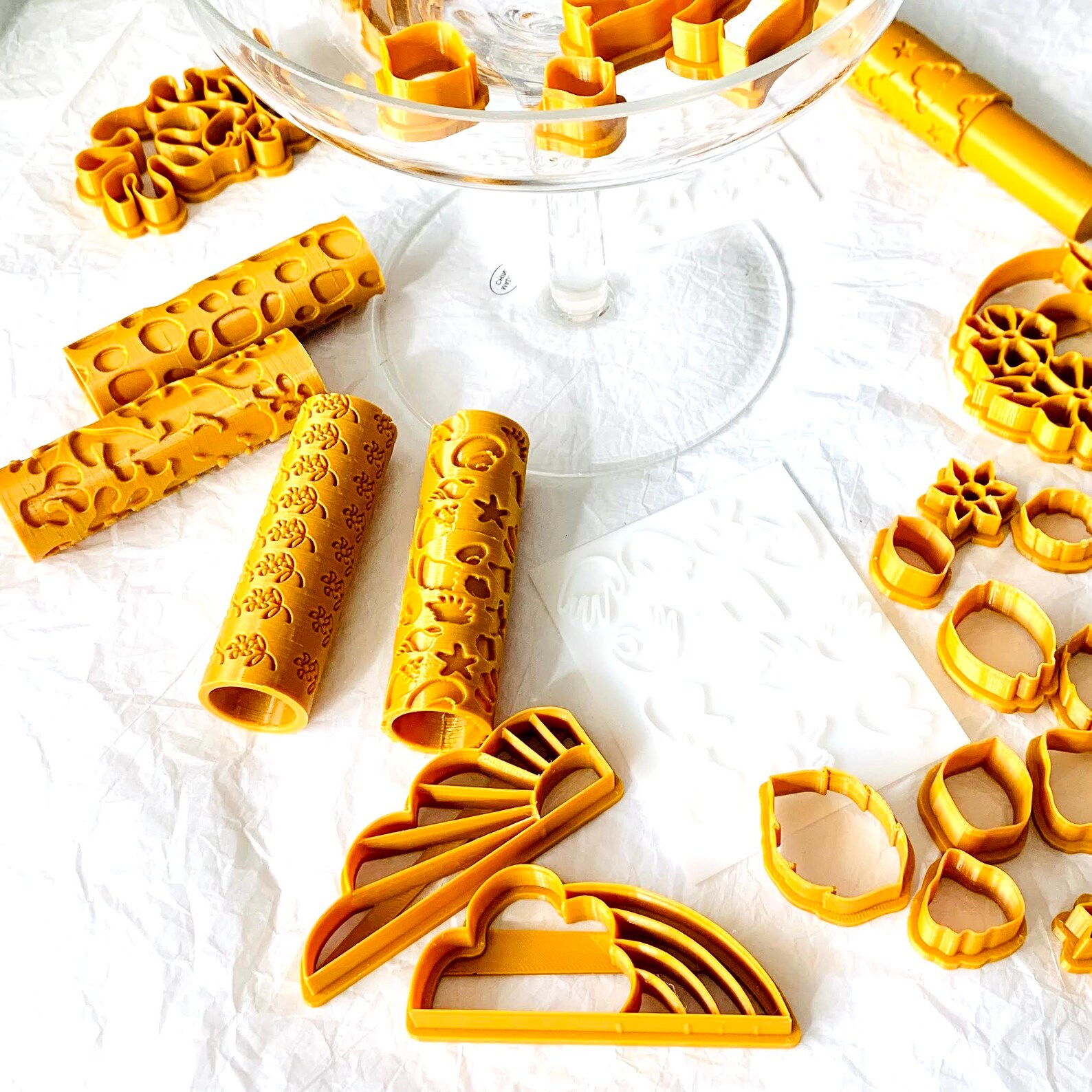 Texture Rollers Bundle I Clay Texture I 3D Printed Rollers I - Etsy