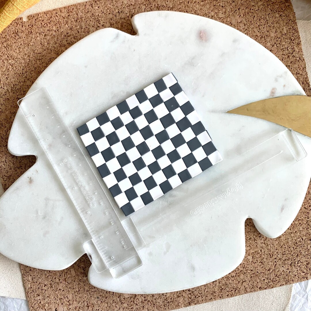 Checkerboard Tool I Polymer Claytool I Clay Tool I Checkerboard Earring ...